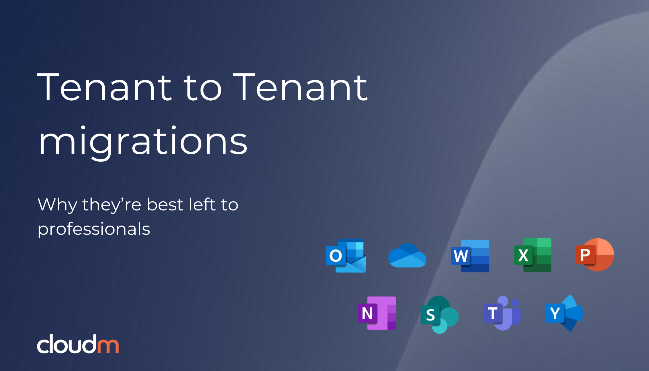 Tenant to Tenant migrations 2 2 - CloudM Tenant to Tenant migrations 2 2 - CloudM
