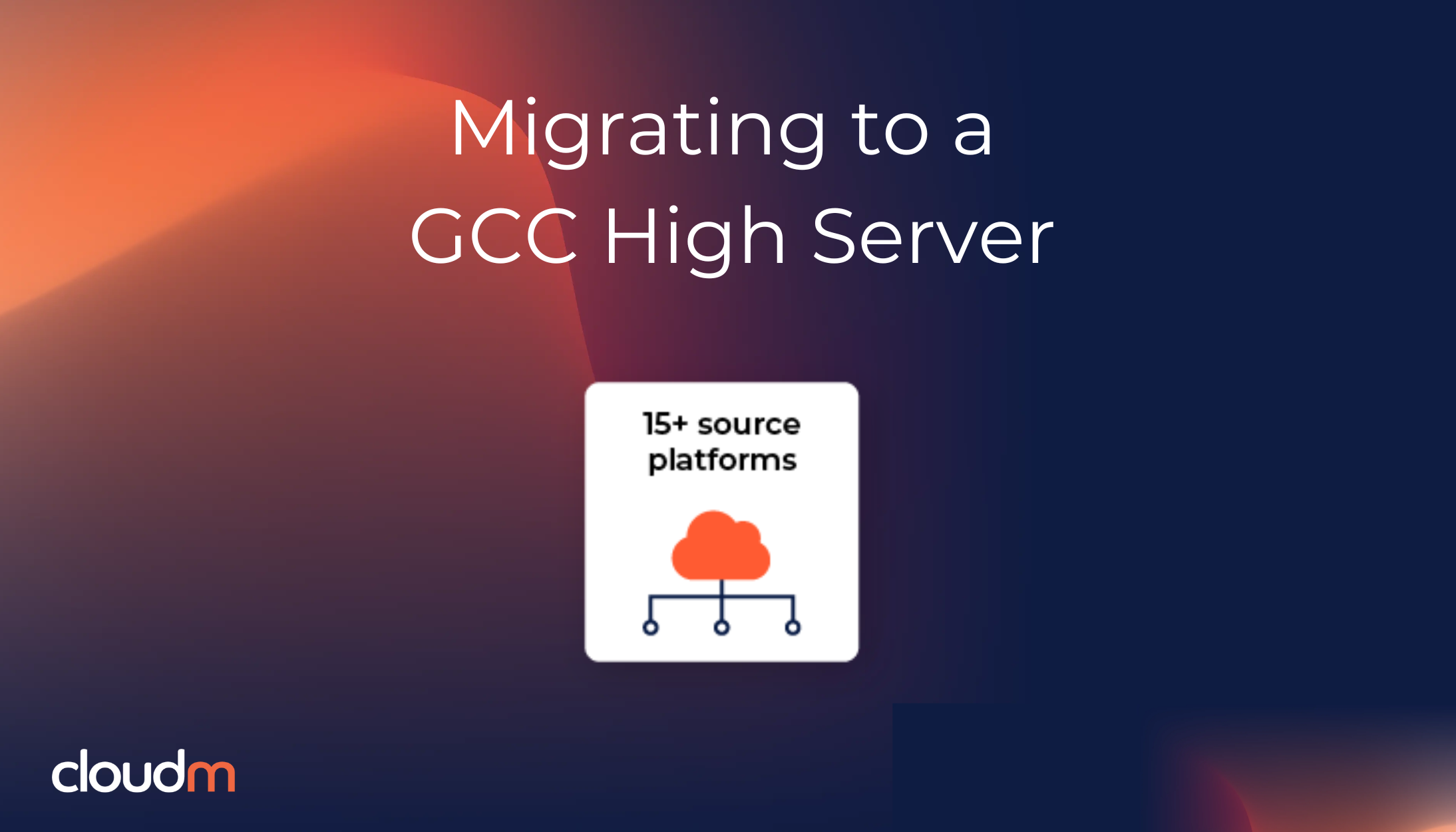 GCC High Server - CloudM